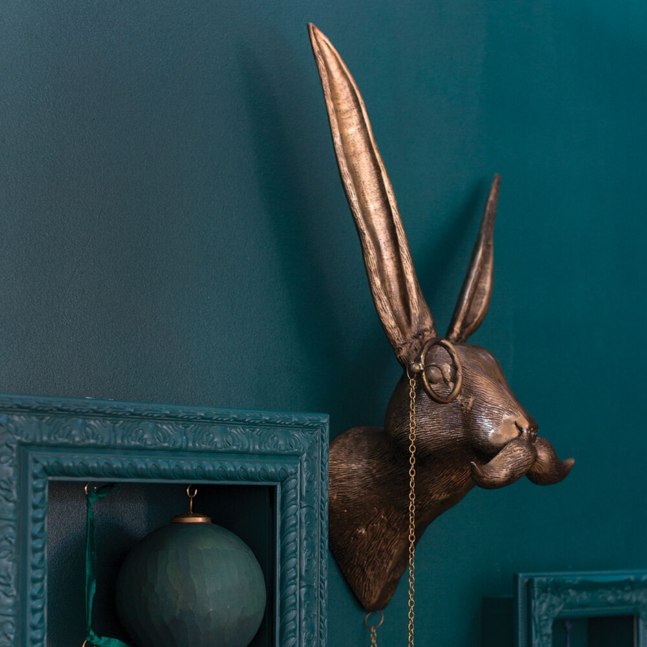 {back soon!} Eric the Hare Wall Mount | E+E Collection